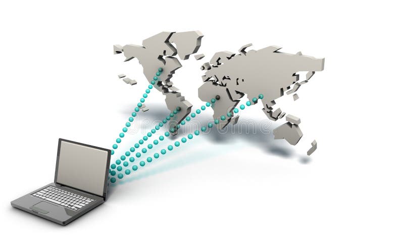 Comunicación global stock de ilustración. Ilustración de datos - 18296168