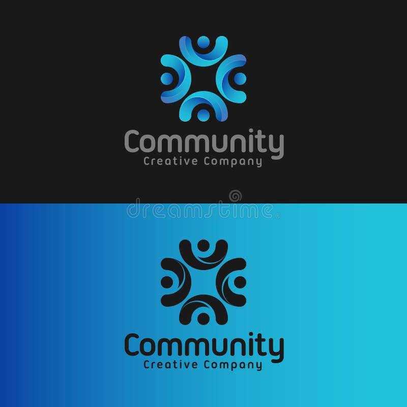 Comunidad - Letra C Logo Template Ilustración del Vector - Ilustración ...