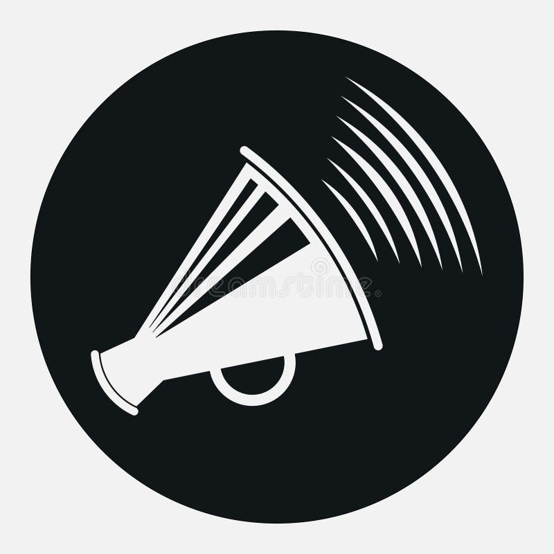 Con Megaphone, Icon Message, Report Information Stock Illustration ...