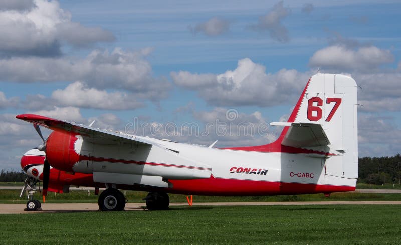 Conair Firecat Airplane at Reynold S Alberta Museum Editorial Photo ...
