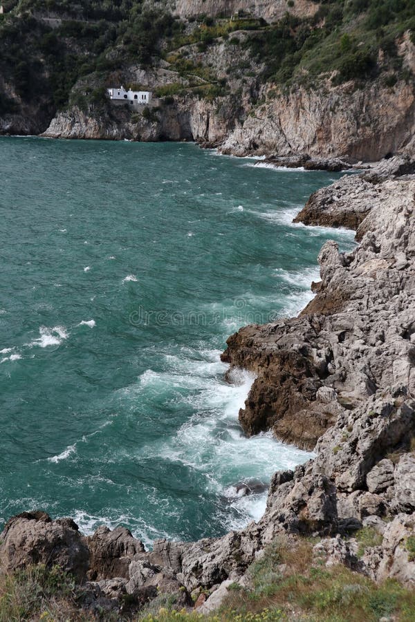 Conca Dei Marini - Scorcio Della Costa Di Capo Di Conca Stock Image ...