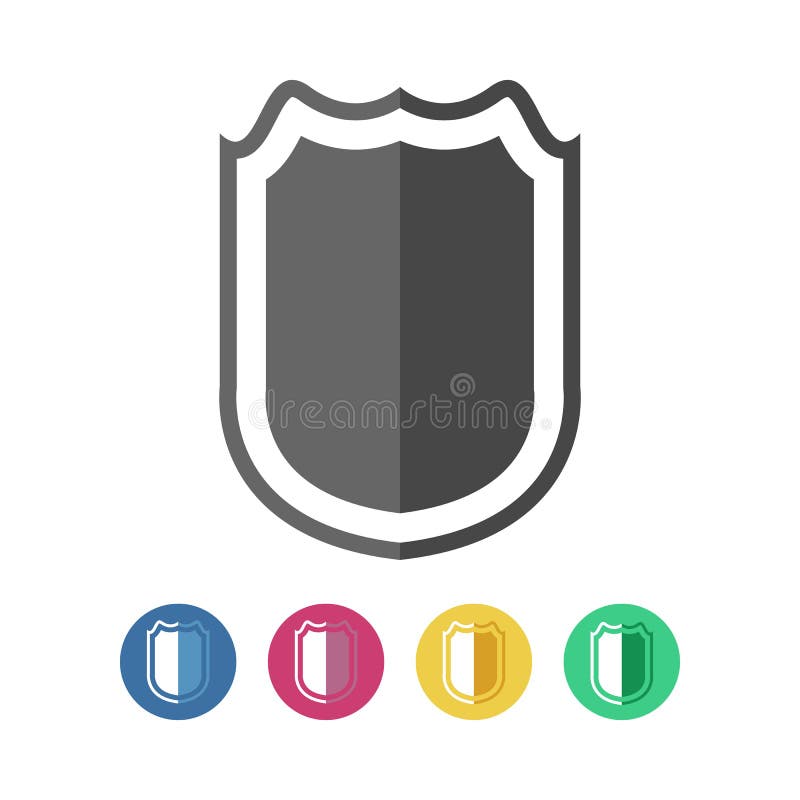 Concave Top Oblique Heater Shield Icons Stock Vector - Illustration of ...