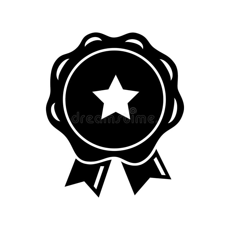 Conceda La Cinta Con El Icono De La Estrella, Estilo Simple Stock de ...