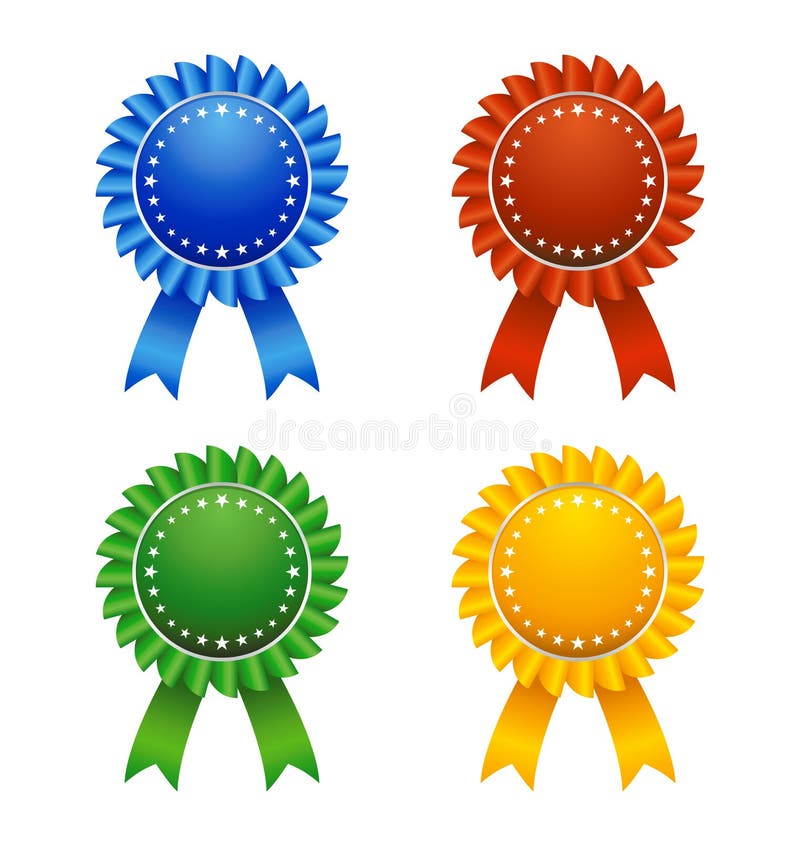 Conceda las cintas ilustración del vector. Ilustración de ilustraciones ...