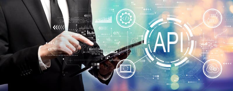 Conceito Api Da Interface De Programação De Aplicativo Api Com ...