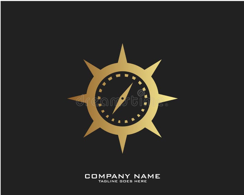 Conceito Criativo Logo Design Template Do Compasso - Vetor Ilustração ...