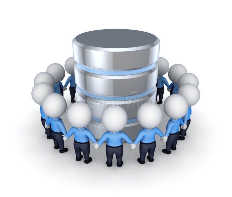 Conceito da base de dados ilustração stock. Ilustração de rede - 51173308