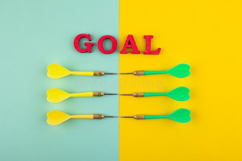 Conceito De Meta E Meta Com Setas Foto de Stock - Imagem de financeiro ...
