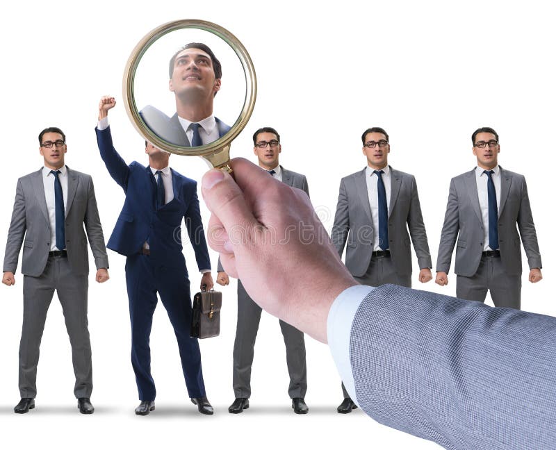 Conceito De Recrutamento E Emprego Com Trabalhador Selecionado Foto de ...