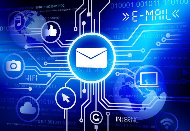 Conceito do email ilustração stock. Ilustração de rede - 42377269