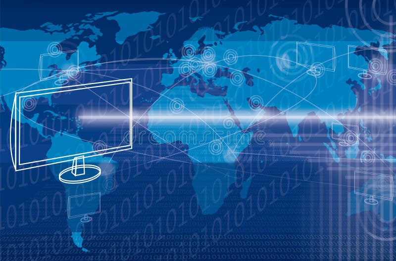 Conceito do Internet ilustração stock. Ilustração de comércio - 32590427
