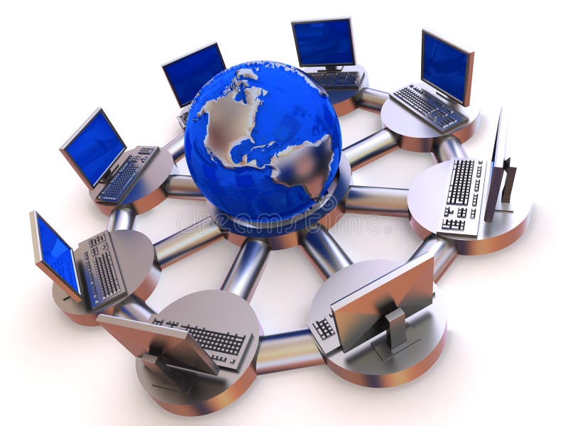 Conceito do Internet ilustração stock. Ilustração de mercado - 6552639