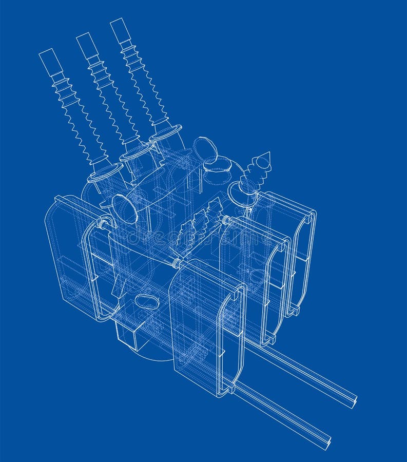 Conceito Do Transformador De Poder Vetor Ilustração do Vetor ...