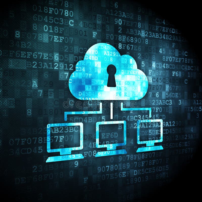 Conceito Dos Trabalhos Em Rede Da Nuvem: Rede Da Nuvem Em Digital ...