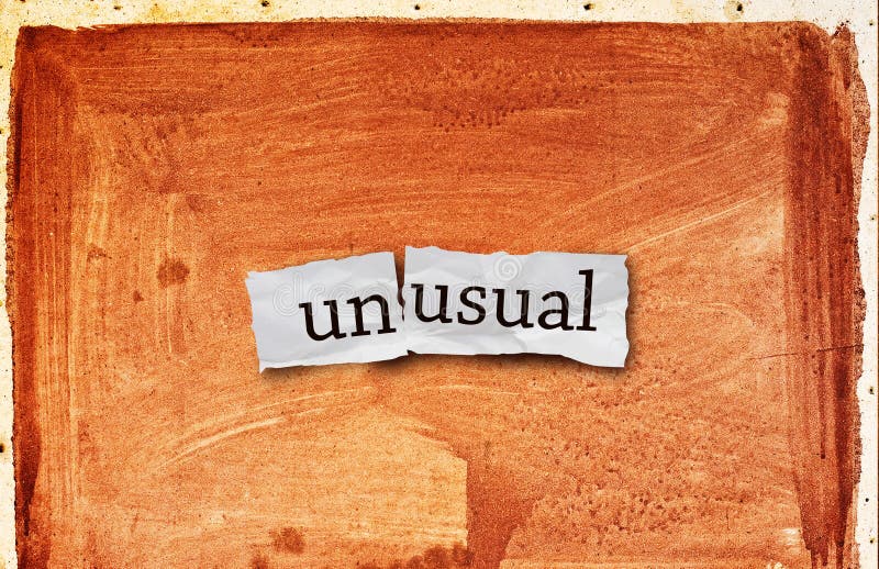 Conceito incomum foto de stock. Imagem de pergaminho - 36086042