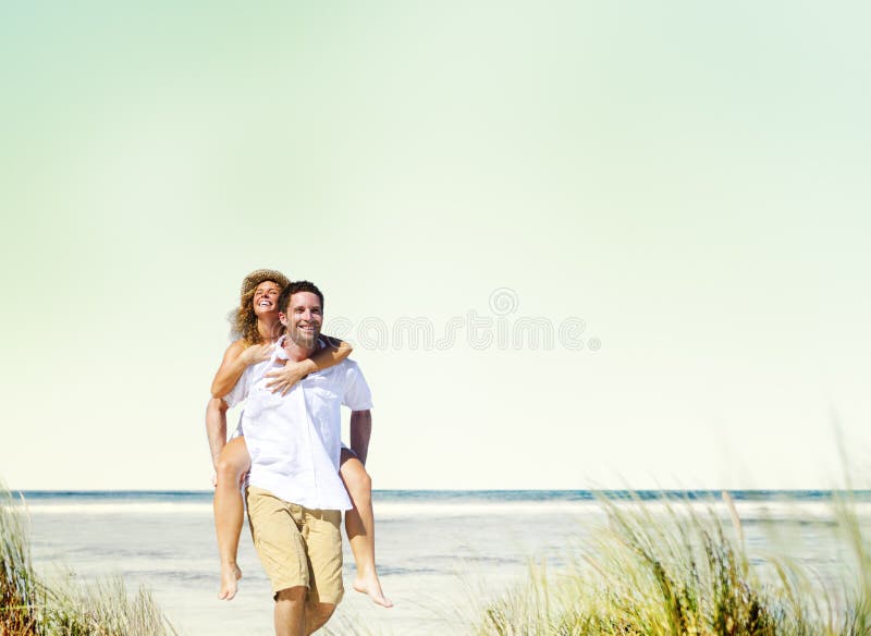 Conceito Romance Da Ilha Do Amor Da Praia Dos Pares Imagem de Stock ...