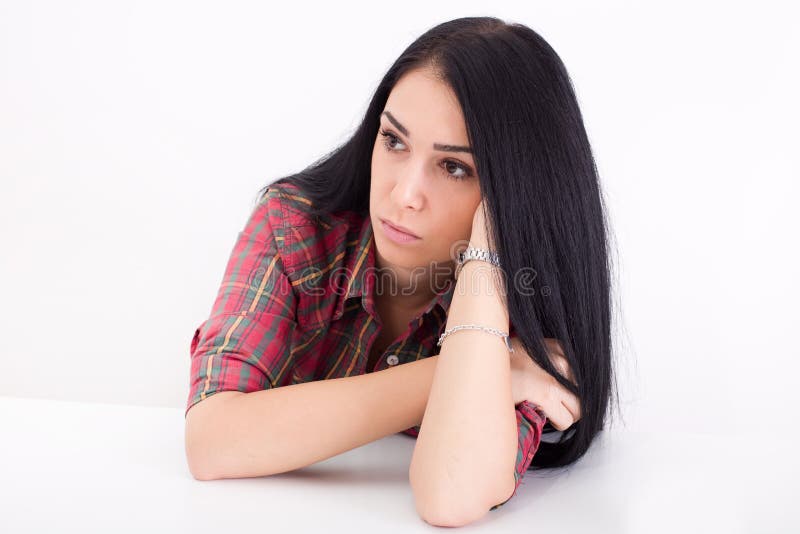 Conceived Young Woman Lying on Grass Stock Image - Image of attractive ...