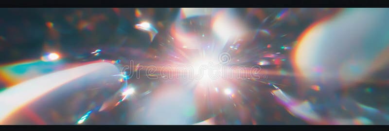 Concentrated Bokeh Texture with Radiant Light Forming Bright Central ...