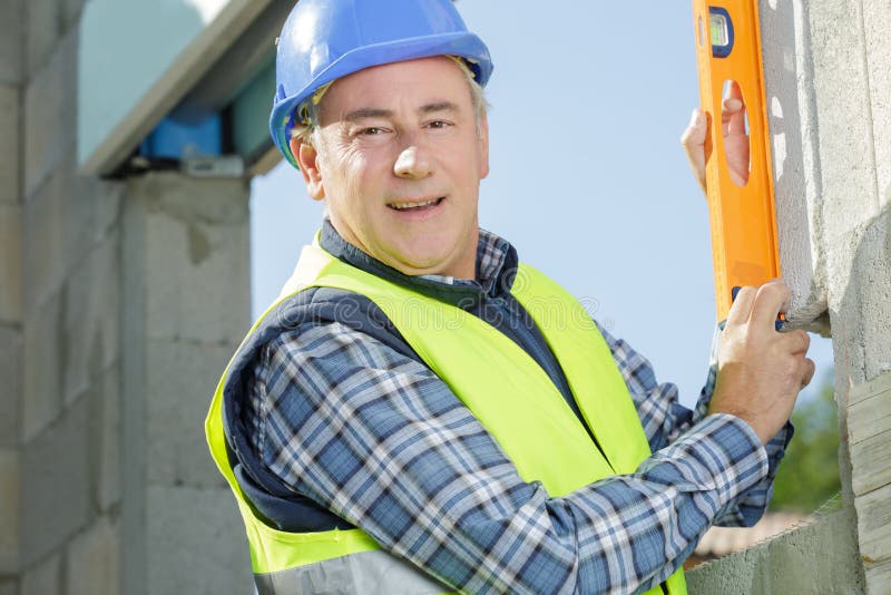 Concentrated Builder Keeping Special Tool Stock Image - Image of handle ...