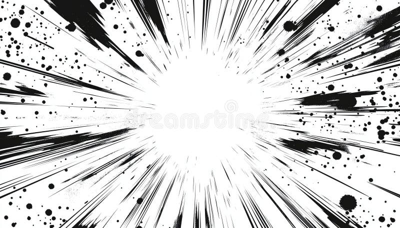 Concentrated Frames in Comic Halftone Stock Illustration - Illustration of impact, graphic ...