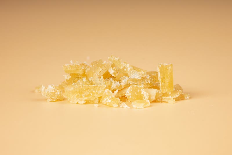 Concentrated Golden Cannabis Wax with a High THC Content Stock Image ...