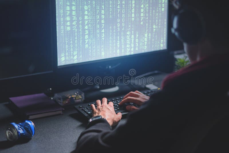 Concentrated Man is Deciphering Coded Electronic Transmissions Stock ...