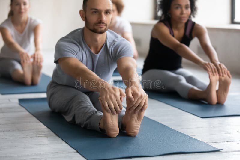 Seated Hamstring Stetch Stock Photos - Free & Royalty-Free Stock Photos ...