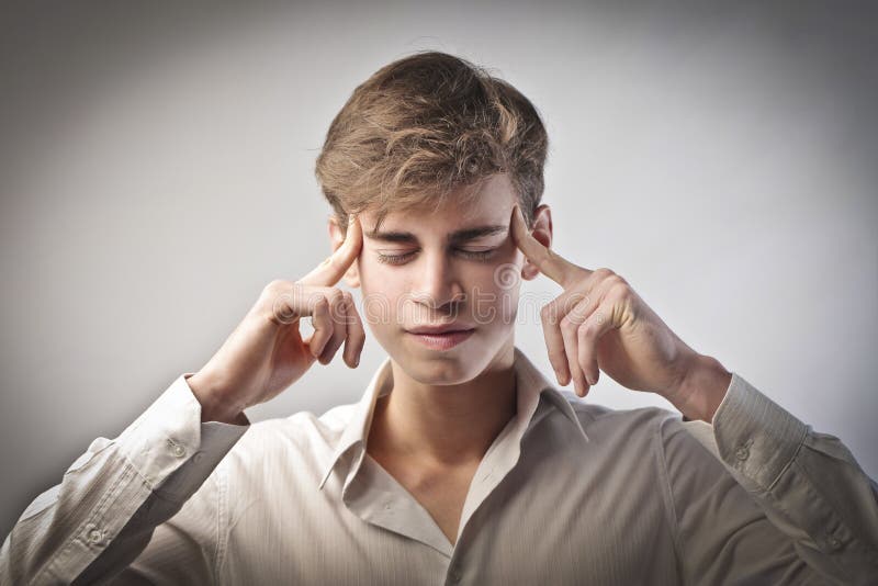 Concentratie stock foto. Image of pijn, denk, concentratie - 24700800