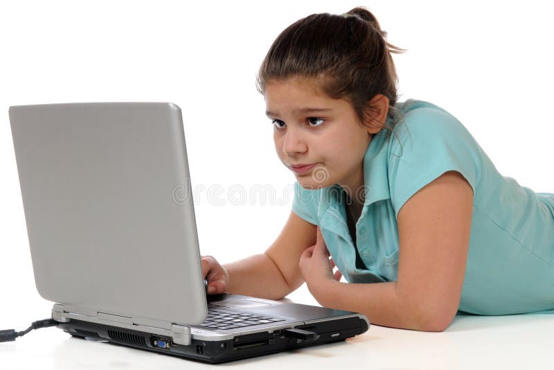 Concentrating stock image. Image of isolated, researching - 7139937