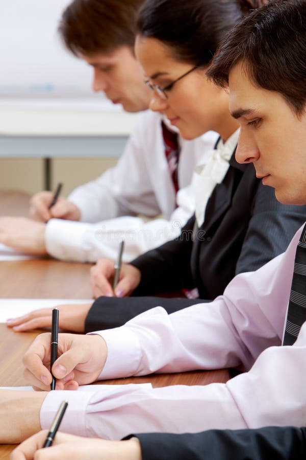 Concentration stock photo. Image of associate, brainstorming - 14834410
