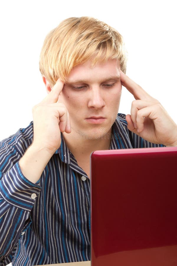 Concentration stock photo. Image of office, portrait - 16449162