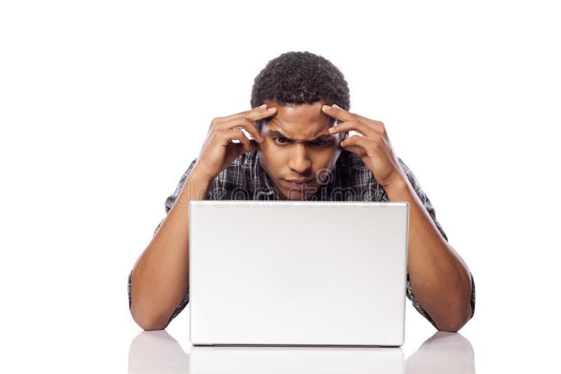 Concentration stock photo. Image of businessman, concentration - 55504964