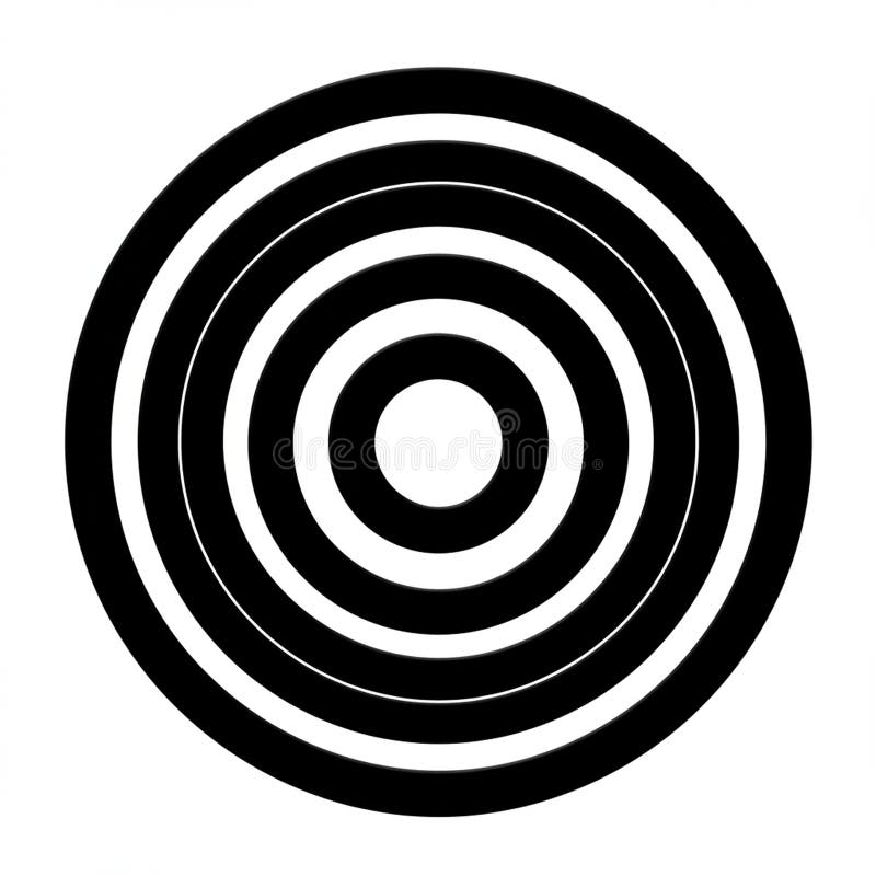 Concentric Black Circles Stock Illustrations – 10,571 Concentric Black ...