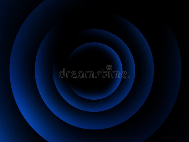 Concentric Blue Circle Elements Backgrounds. Abstract Circle Pattern ...
