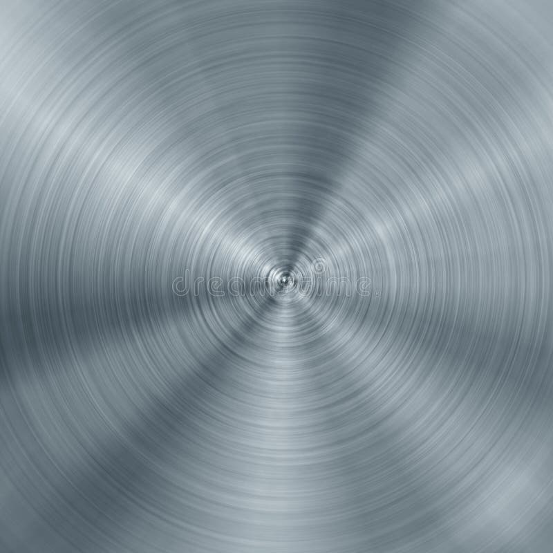 Concentric Brushed Metal Texture Stock Illustration - Illustration of ...