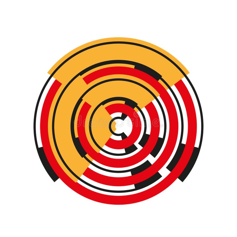 Concentric Color Pattern Stock Illustrations – 34,728 Concentric Color ...