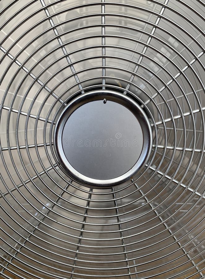 Circular Patterns of Metal Fan Grid Stock Image - Image of cooling ...