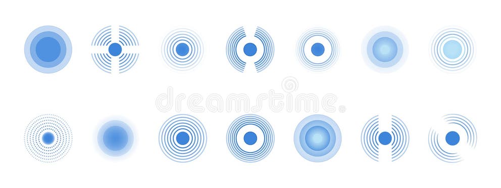 Concentric Circle Icons Stock Illustrations – 1,761 Concentric Circle ...