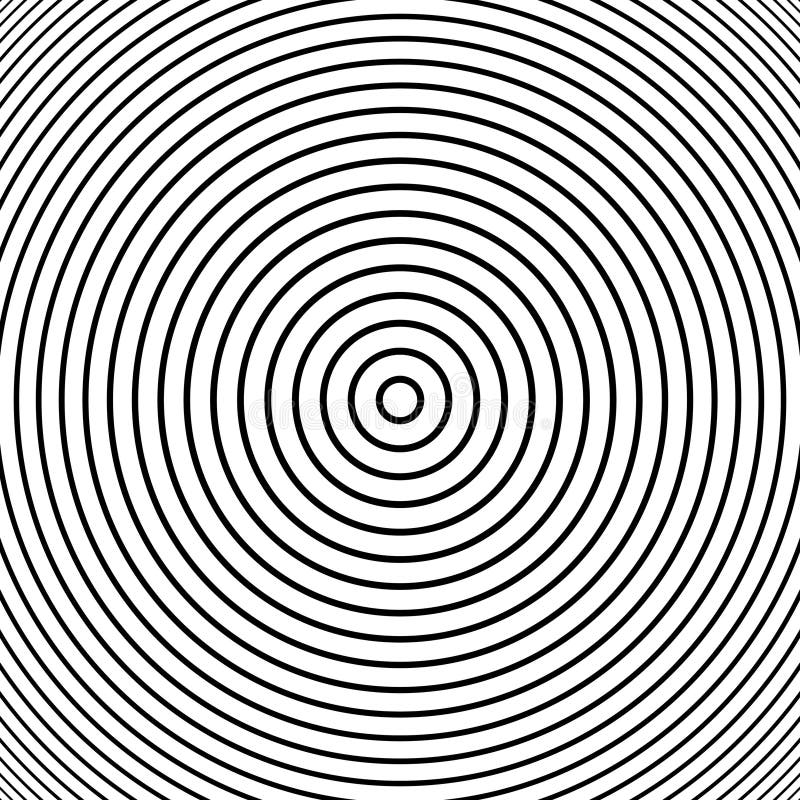 Concentric Circle Lines Pattern Abstract Textured Background Stock