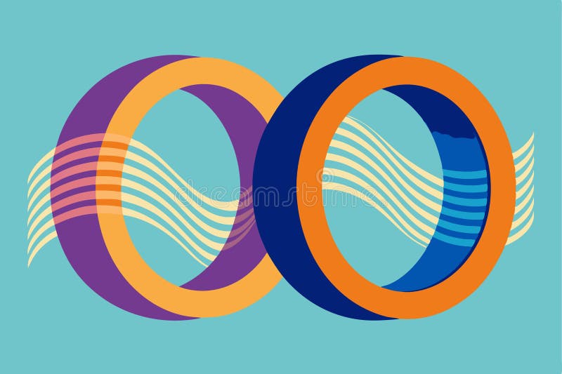 Circle Round Colors Stripe Stroke Vector Stock Illustration ...