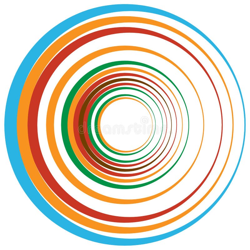 Concentric Circle, Rings. Suitable As an Abstract Design Element Stock ...