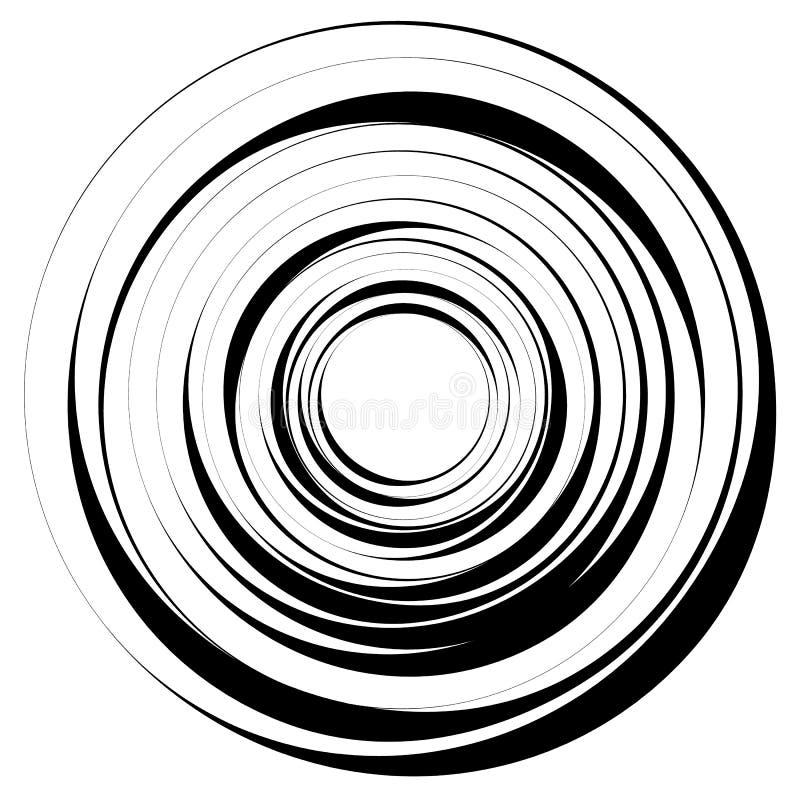 Concentric Circle, Rings. Suitable As an Abstract Design Element Stock ...