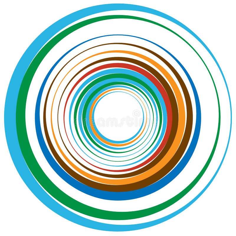 Concentric Circle, Rings. Suitable As an Abstract Design Element Stock ...