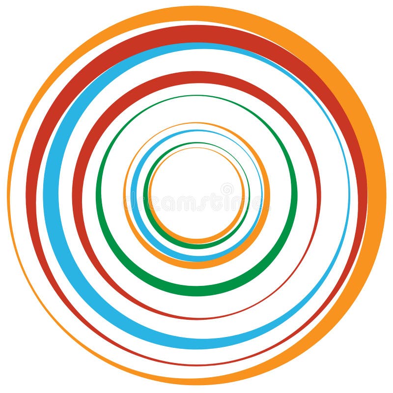 Concentric Circle, Rings. Suitable As an Abstract Design Element Stock ...