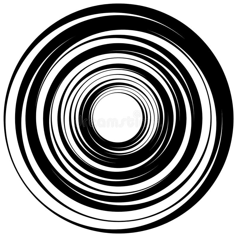 Concentric Circle, Rings. Suitable As an Abstract Design Element Stock ...