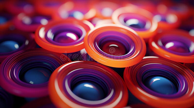 Concentric Circles in Abstract Art: Exploring Size, Color, and Opacity ...