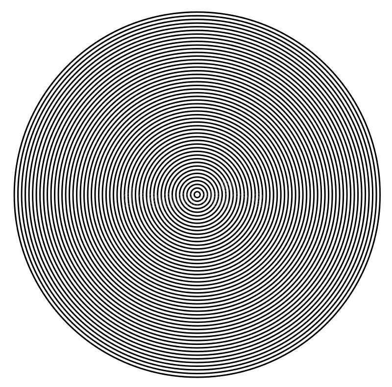 Concentric Circles from Center Texture Stock Illustration ...