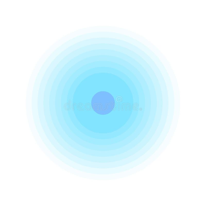 Circles with a Common Centre. Concentric Circles. Vector. Illustration ...