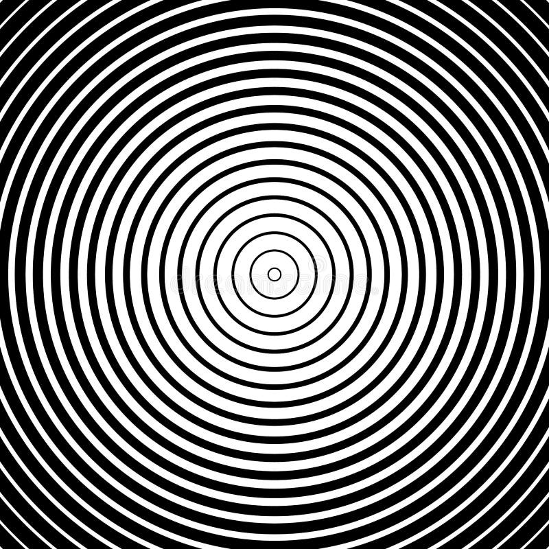 Concentric Circles,concentric Rings Abstract Geometric Pattern. Stock ...