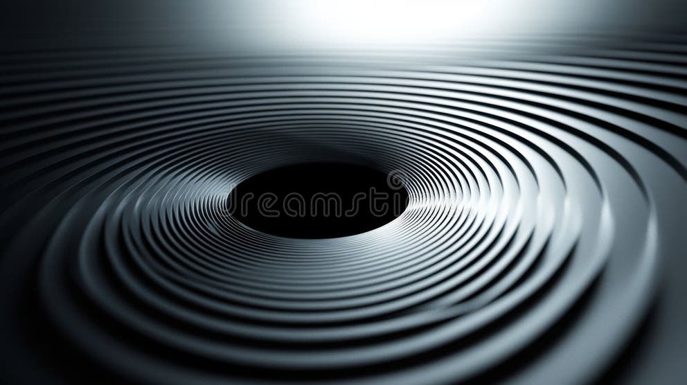 Concentric Circles Create Mesmerizing Pattern, Drawing Eye Inward Stock ...